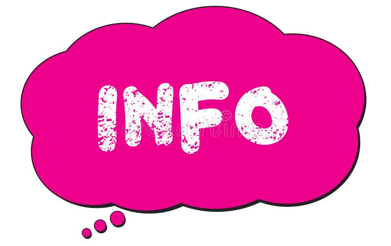 Info Written in Multicolored Plastic Kids Letters Stock Illustration ...