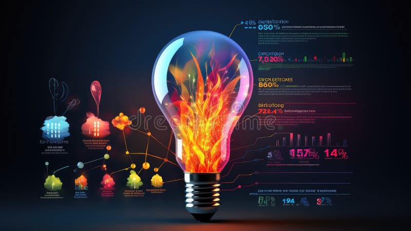 Light Bulb Infographic Stock Illustrations – 17,227 Light Bulb ...
