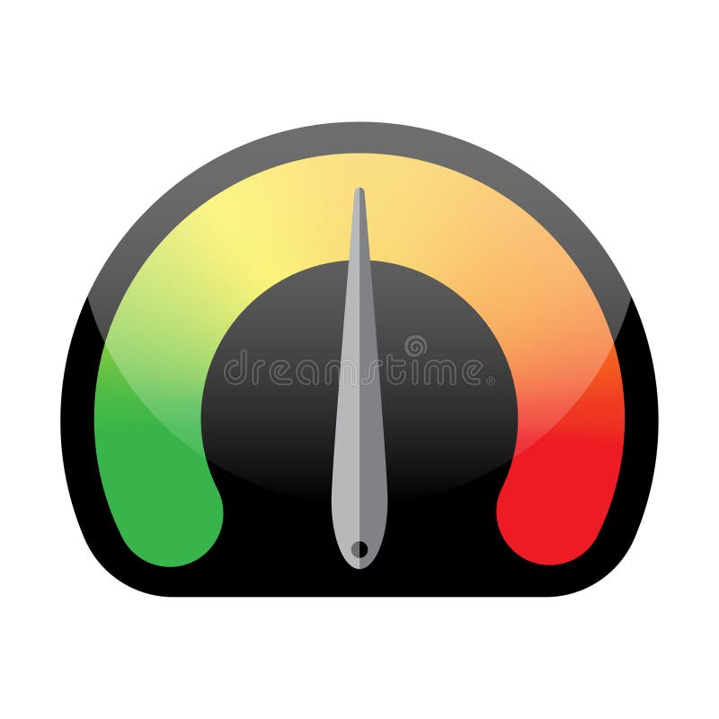 Infografik Mit Tachometer. Vektorgrafik. Vektor Abbildung ...