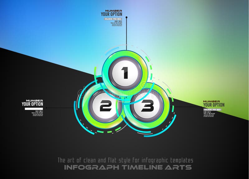 Infograph Template with Multiple Choices and a Lot of Infographic ...