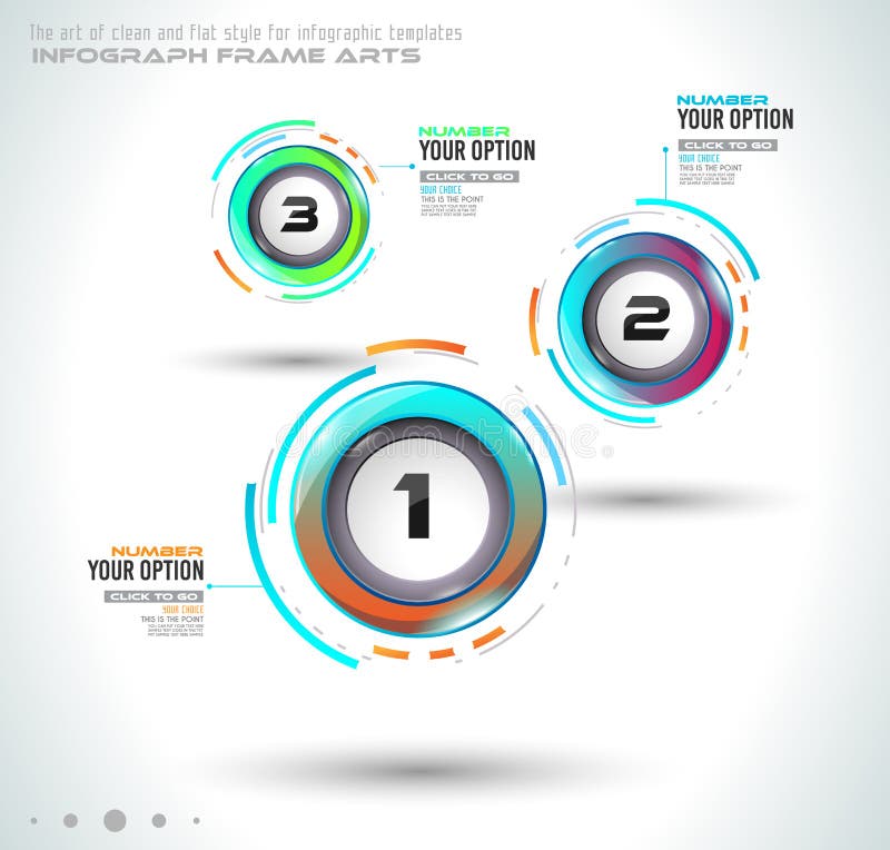 Infograph Template with Multiple Choices and a Lot of Infographic ...