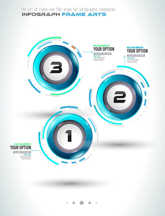 Infograph Template with Multiple Choices and a Lot of Infographic ...