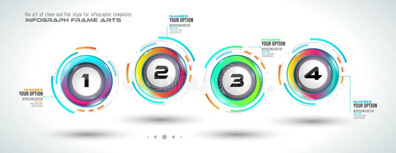 Infograph Template with Multiple Choices and a Lot of Infographic ...