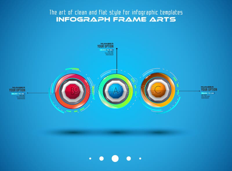 Infograph Template with Multiple Choices and a Lot of Infographic ...