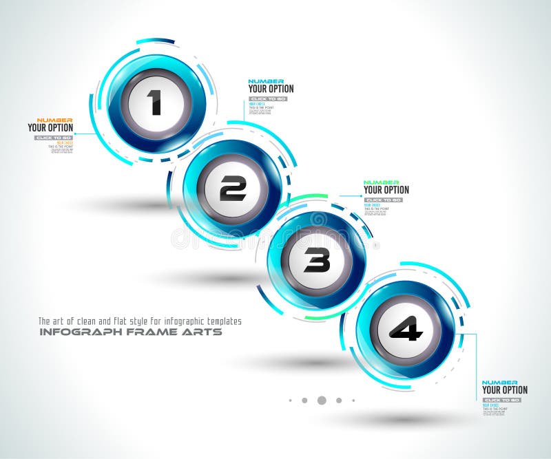 Infograph Template with Multiple Choices and a Lot of Infographic ...