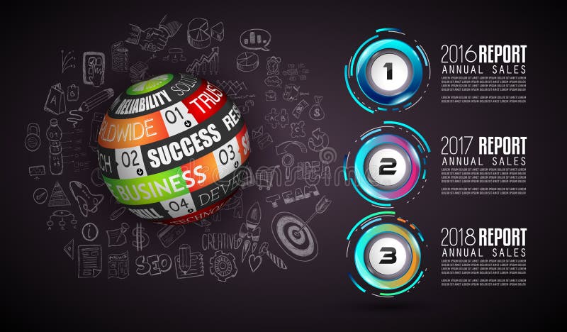 Infograph Template with Multiple Choices and a Lot of Infographic ...