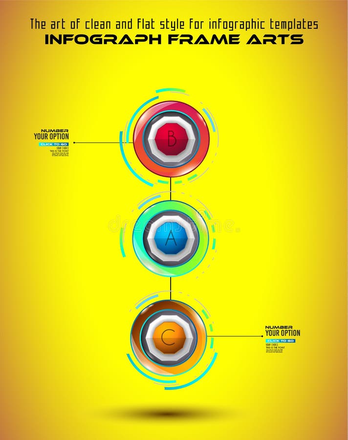 Infograph Template with Multiple Choices and a Lot of Infographic ...