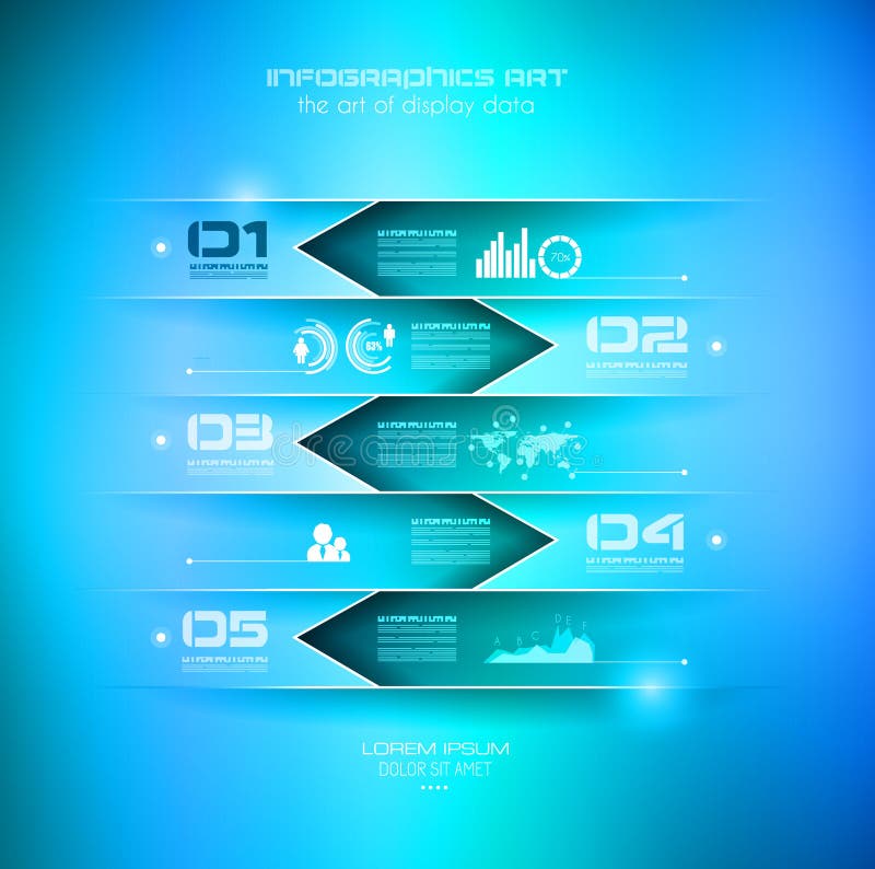 Infograph Template with Multiple Choices and a Lot of Infographic ...
