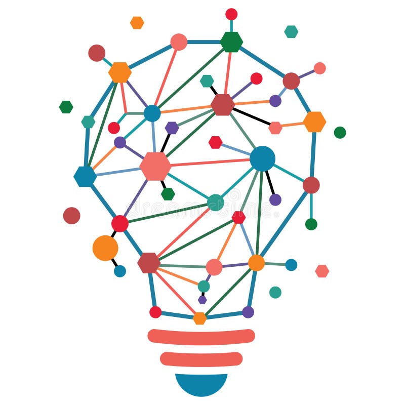 Intelligence of Human, Knowledge and Wisdom Sign, Light Icon, Bright of ...