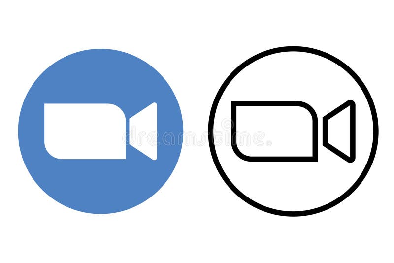 Video Camera for Streaming and Video Call, Facetime Icon for Video ...