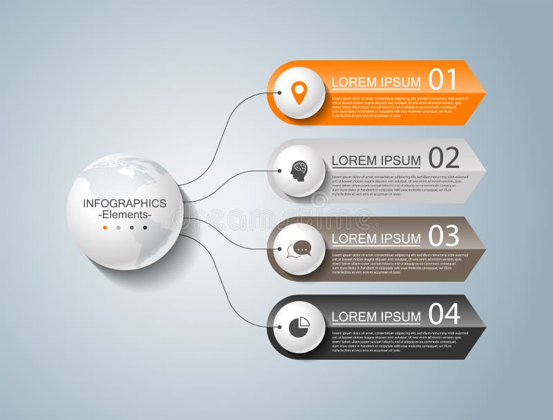 Business Visualization Infographic Design Template Stock Vector ...