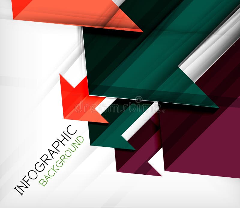 Infographic Abstract Background Stock Vector - Illustration of modern ...