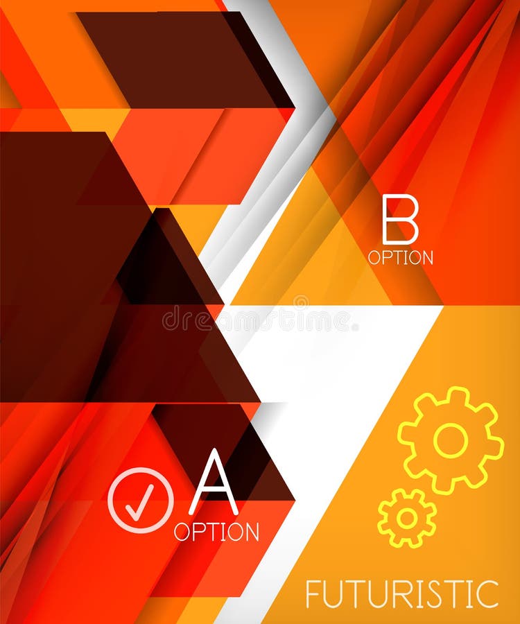 Infographic Abstract Background Stock Vector - Illustration of graphic ...