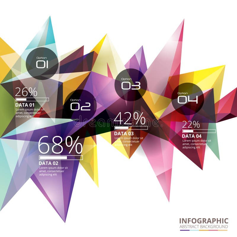 Infographic Abstract Background. Vector Illustration Decorative Design ...