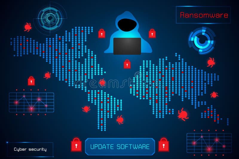 Infographic Abstract Technology Concept Information of Ransomware Alert ... Infographic Abstract Technology Concept Information of Ransomware Alert ...