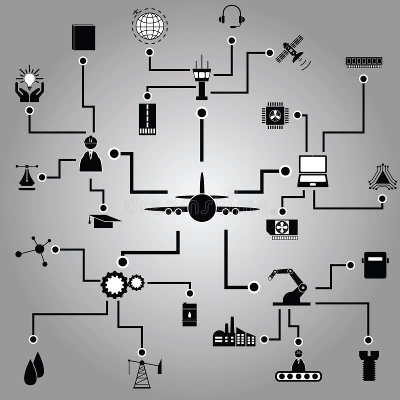 Infographic Airplane Design Vector, Graph Diagram Icon Transport ...