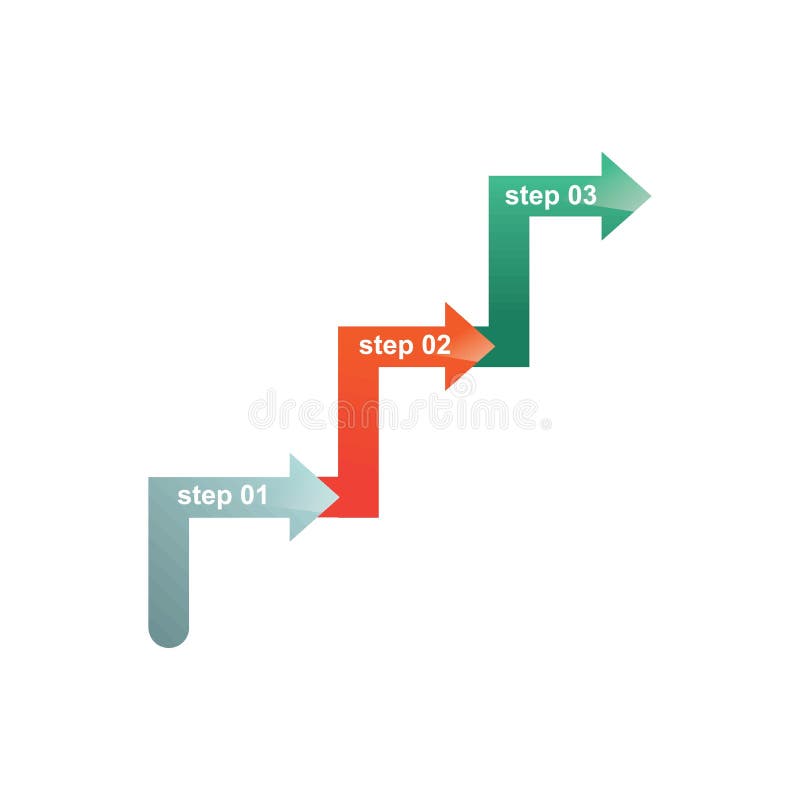 Infographic Arrow Element. Vector Illustration Decorative Design Stock ...