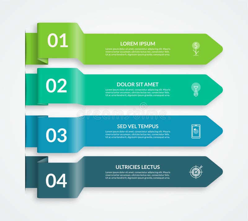 Infographic Arrows Psd