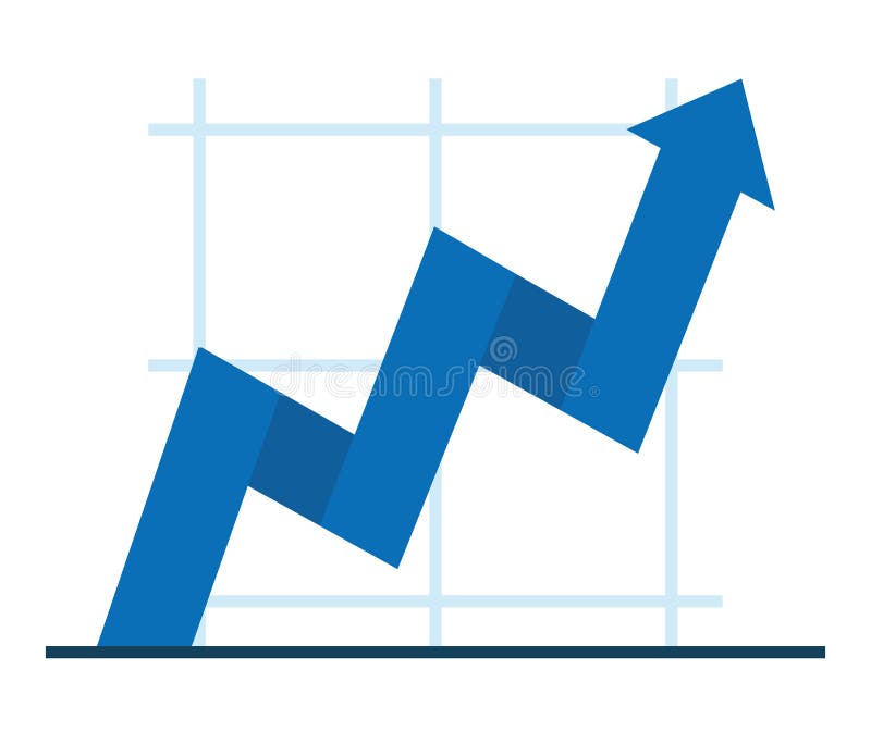 Infographic arrow up stock vector. Illustration of symbol - 242194686