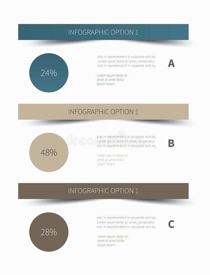 4 Columns Infographic Table Stock Vector - Illustration of abstract ...