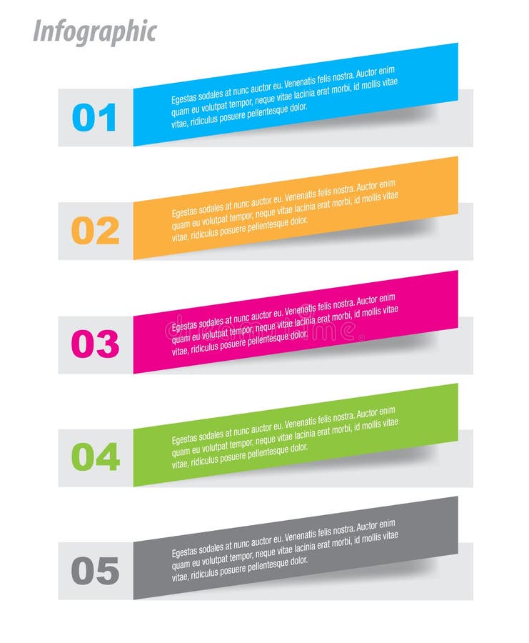 Infographic Banner Design Elements Stock Vector - Illustration of ...