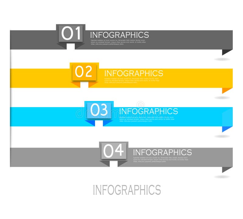 Infographic Banner Design Elements Stock Vector - Illustration of ...