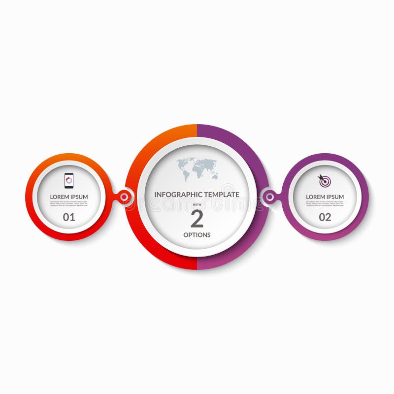 2 Circle Infographic Stock Illustrations – 2,737 2 Circle Infographic ...