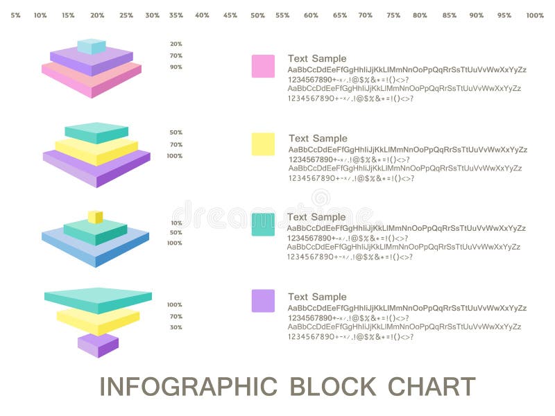 Infographic Block Chart Element for Challenger between Competitor Stock ...