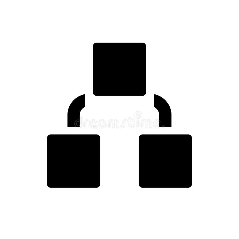 Infographic Blocks Black Glyph Ui Icon Stock Vector - Illustration of ...
