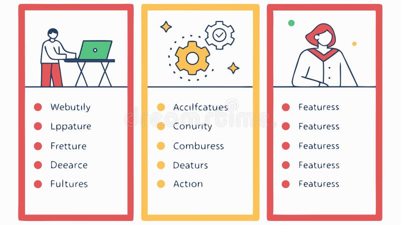 Infographic Blocks for Modularity Community Features, Vector Design ...