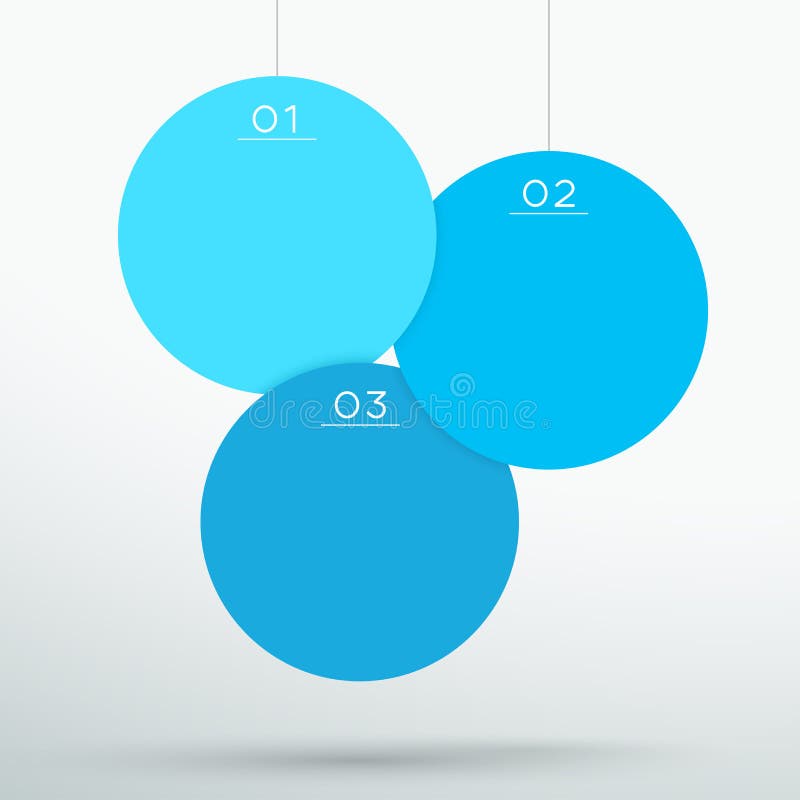 Infographic Numbers To Overlapping Circles Stock Illustrations – 8 ...