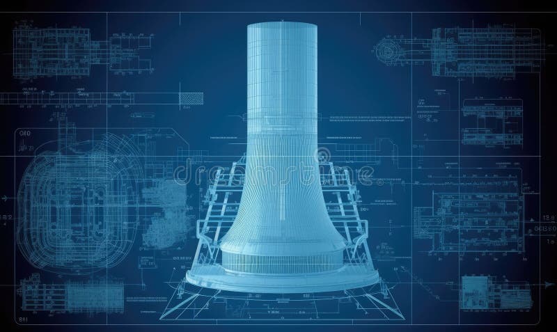 Infographic Blueprint Presents a Comprehensive Technical Drawing of ...