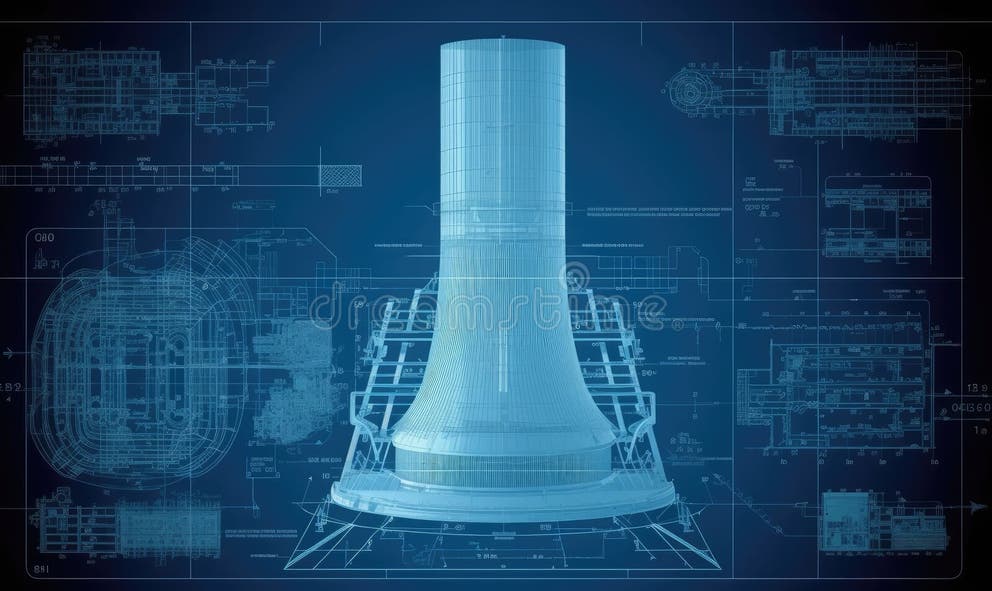 Infographic Blueprint Presents a Comprehensive Technical Drawing of ...