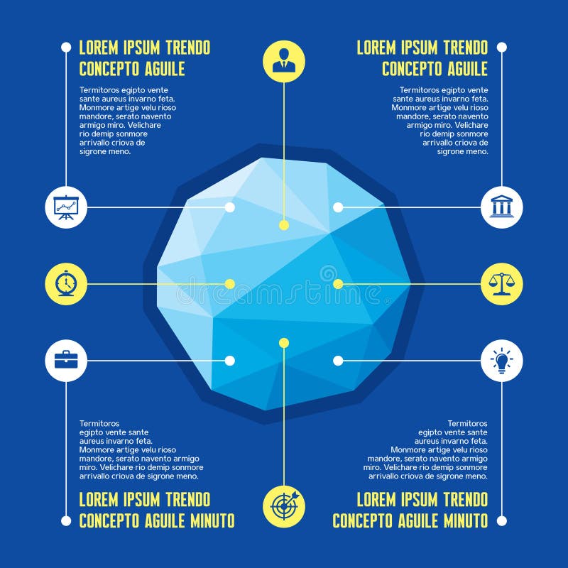 Infographic Business Concept - Abstract Volume Structure Stock Vector ...