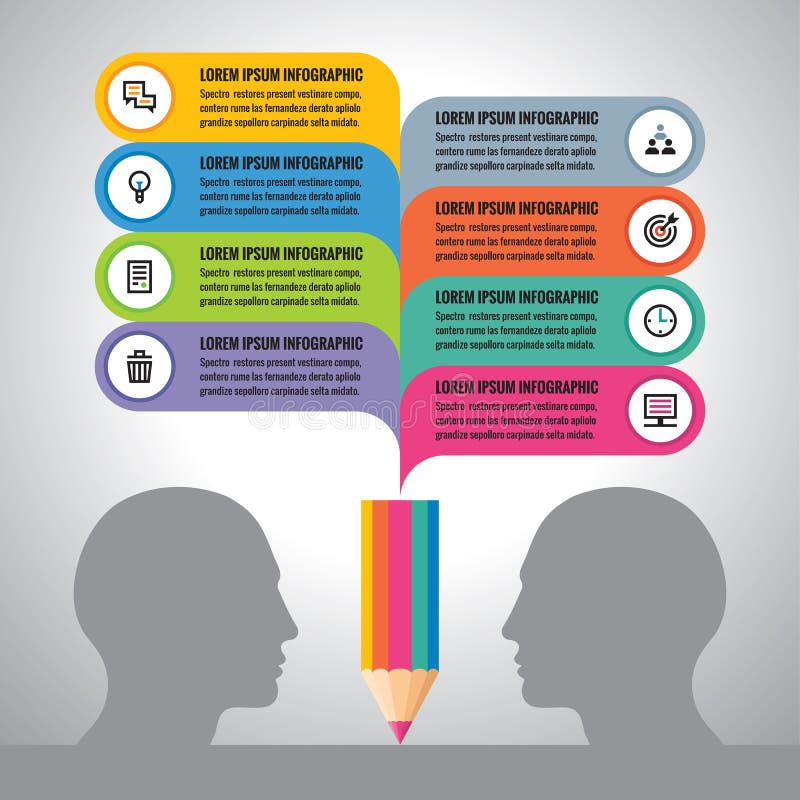 Infographics Elements 18 stock vector. Illustration of infographics ...