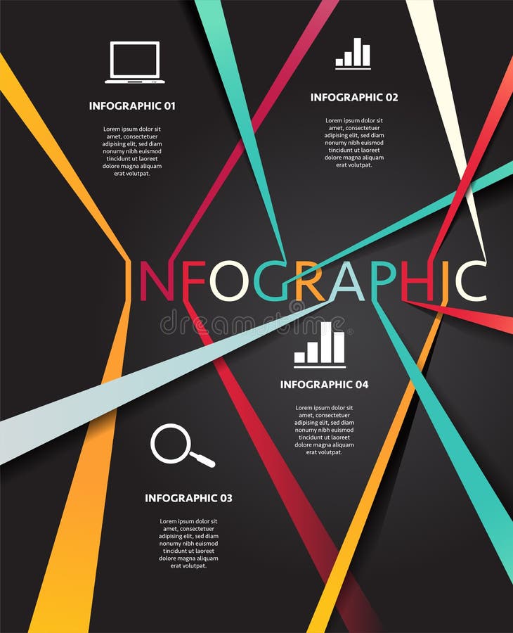 Infographic of Business Connection Line Stock Vector - Illustration of ...