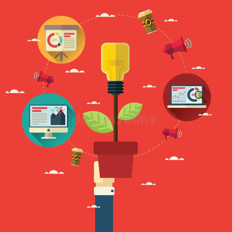 Infographic of Business Development Concept. Vector Illustration ...