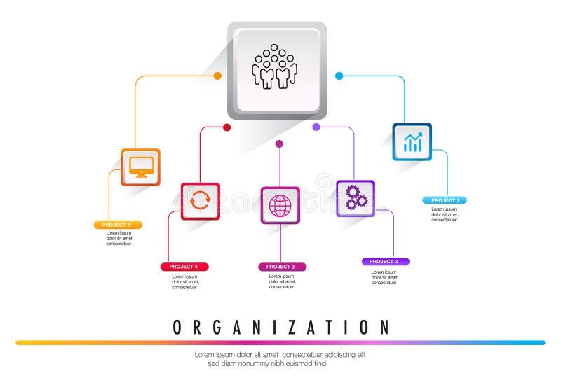 Infographic Business Organization Chart Model Department Template Apply ...