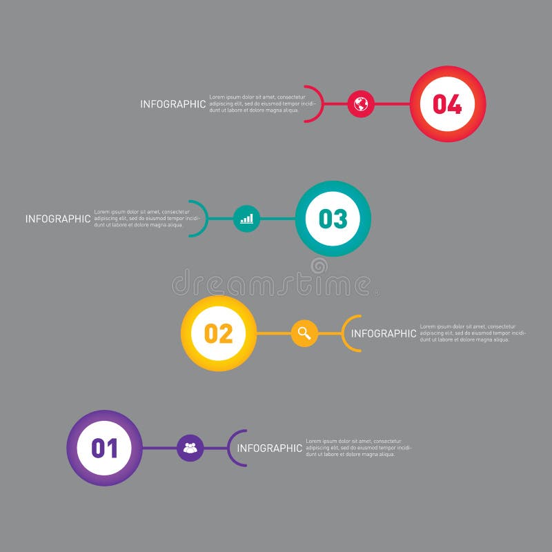 Infographic Business Report Banner Template Design Element Stock ...