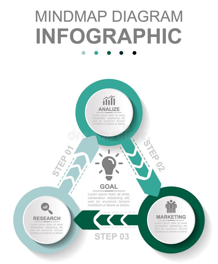 Infographic Business Template. Design Concept of 3 Steps or Parts of ...
