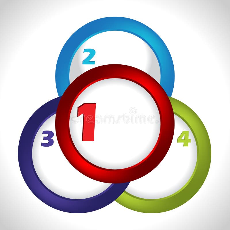 Infographic Button Design with Text Containers Stock Vector ...