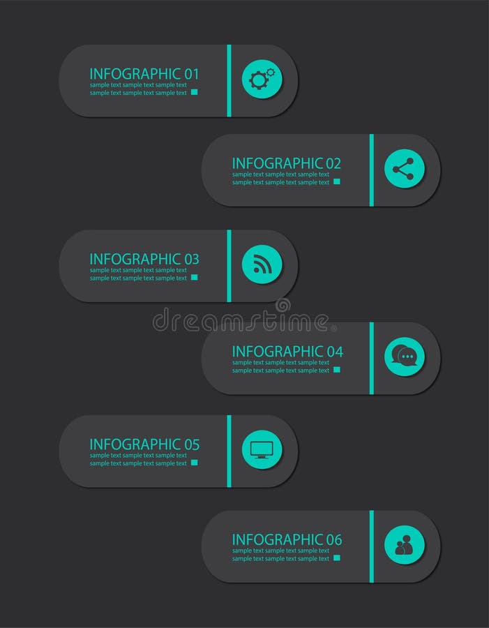 Infographic Elements For Mobile And Computer Stock Vector ...