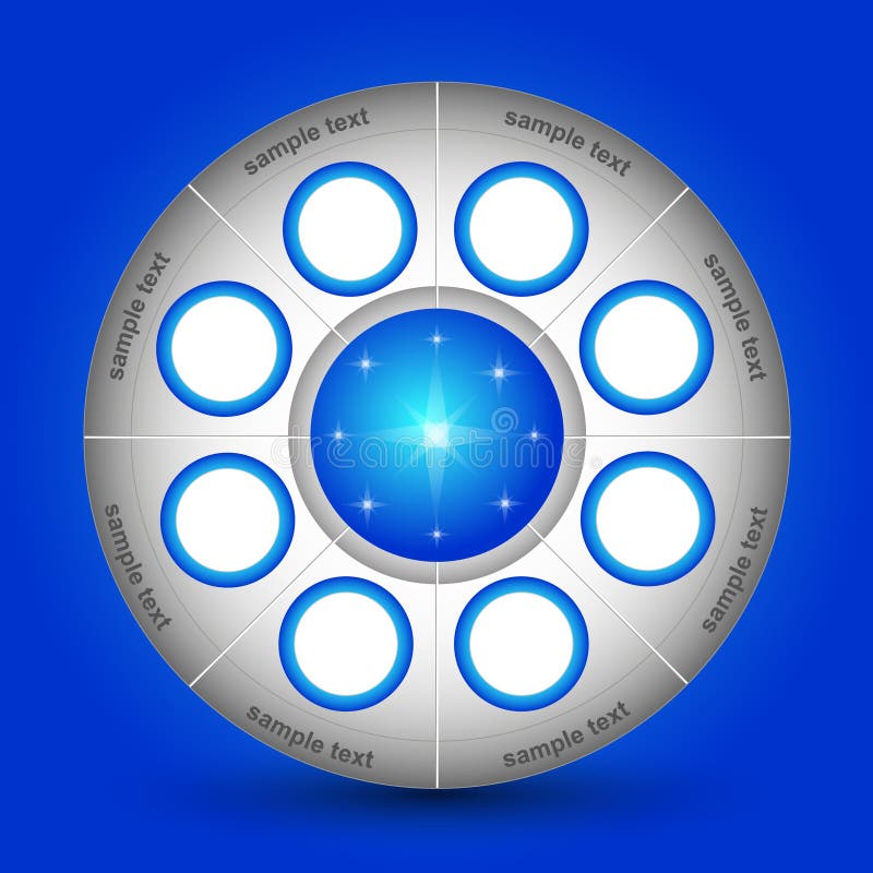 Infographic carousel stock vector. Illustration of elements - 40841496