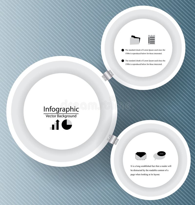 Infographic Circle Element Background Stock Vector - Illustration of ...