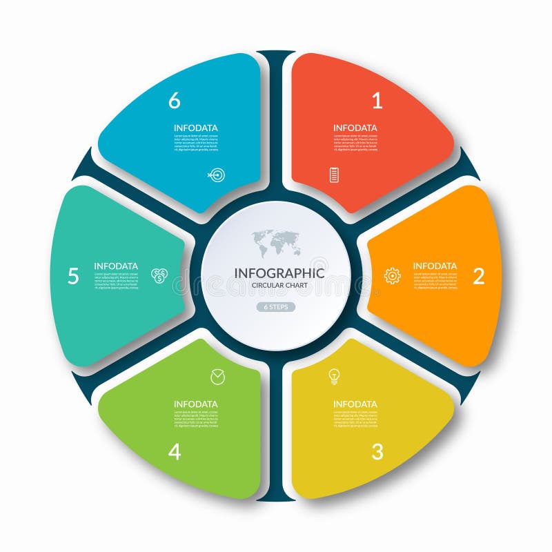 Infographic Circle, Process Chart, Cycle Diagram. 8 Steps Stock Vector ...
