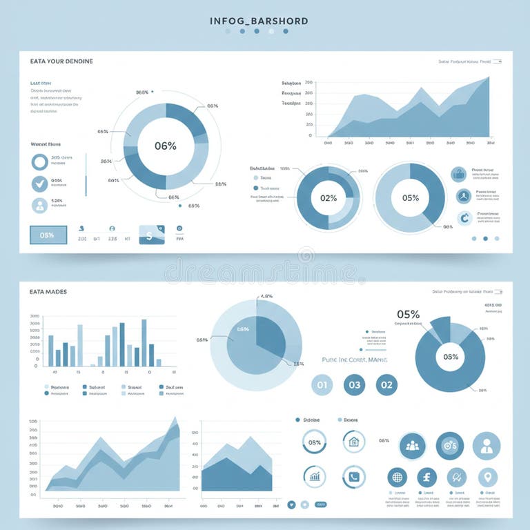 Demographics Presentation Design Elements Stock Illustrations – 5,806 ...