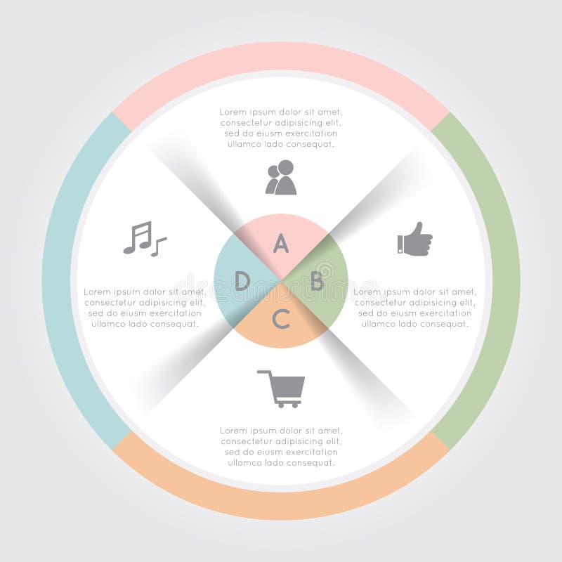 4 Section Infographic Stock Illustrations – 1,123 4 Section Infographic ...