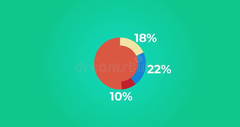 Infographic Colorful Diagram Animation 4k Video. Stock Video - Video of ...