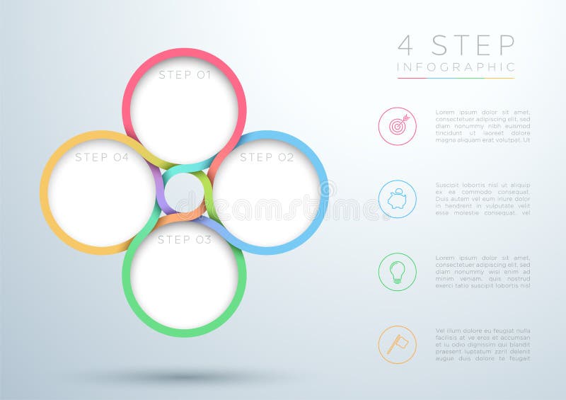 4 Step Cycle Infographic Stock Illustrations – 4,358 4 Step Cycle ...