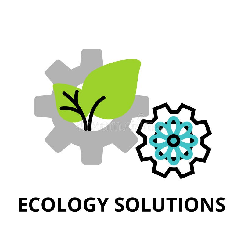 Infographic Concept of Ecology Solutions, Saving Nature and Alternative ...